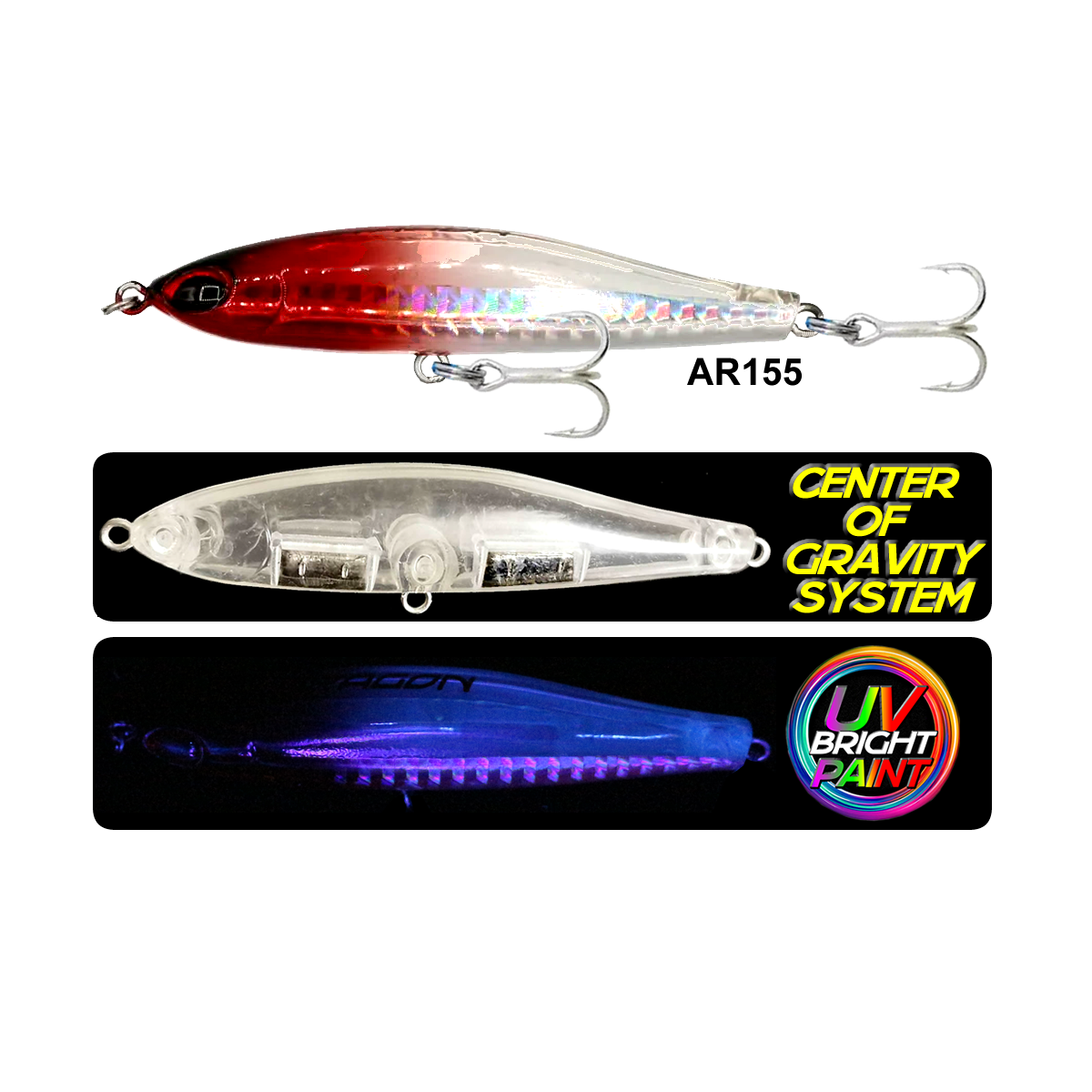 Eurofish Aragon FLUX Sinking 80mm 16gr Maket Balık AR155